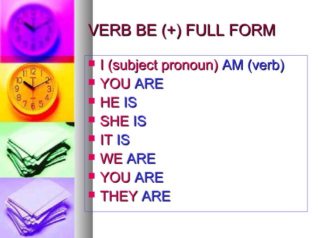Verb to be (Ser o estar ) | PPT