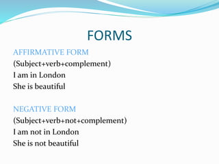 Verb to be | PPT