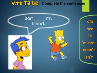 Verb "to be" | PPTX
