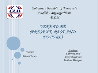 Verb TO BE | PPT