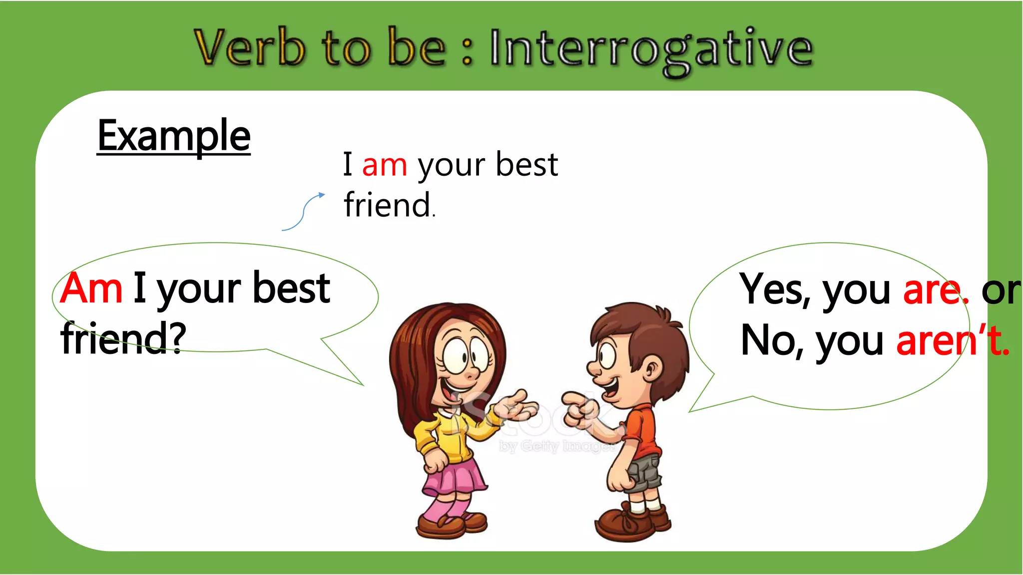 สื่อการสอน Verb to be | PPTX