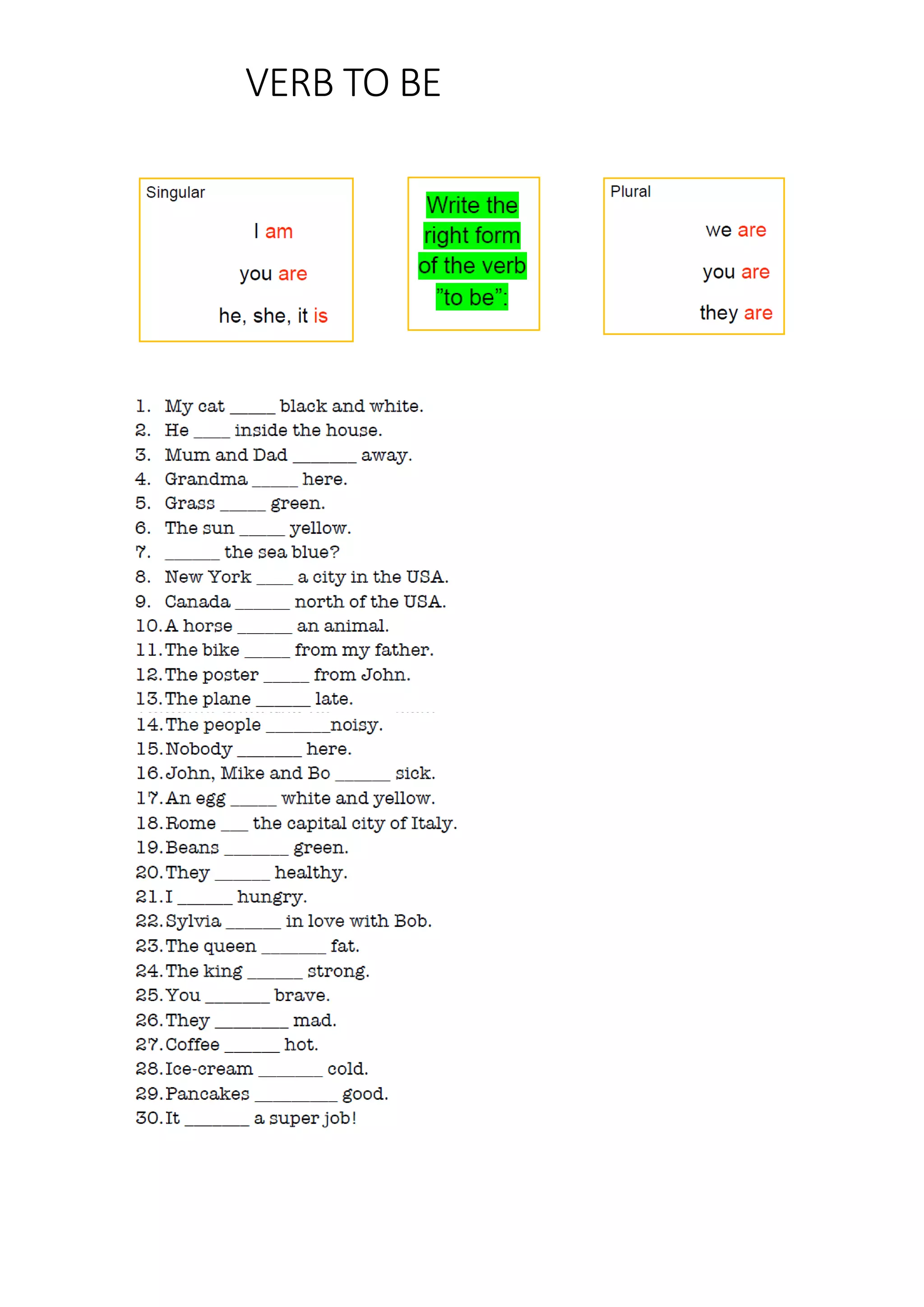 Verb To Be - Present and Past.pdf