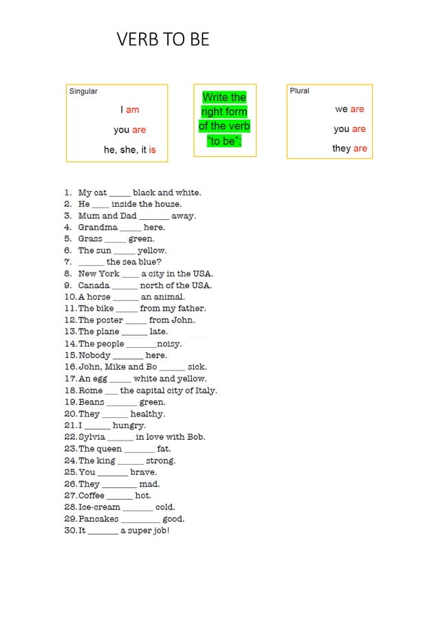 Verb To Be - Present and Past.pdf
