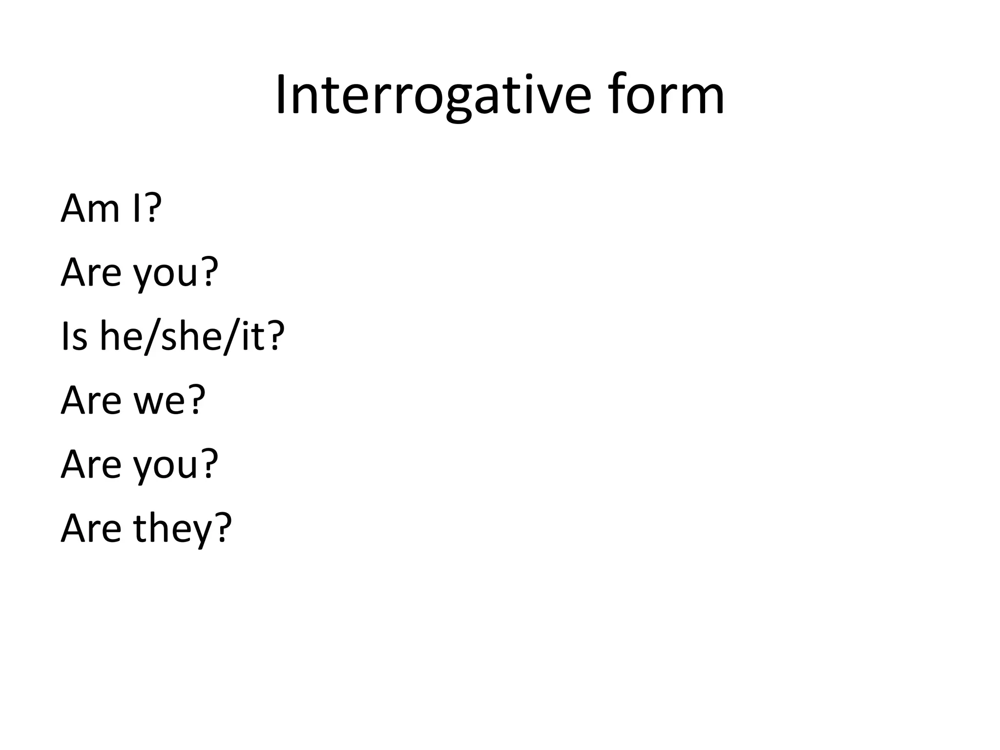 Verb to be and have got | PPTX