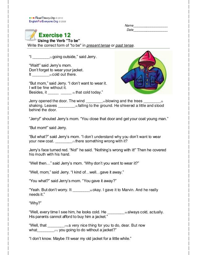 Verb To Be Exercises Abril verb-to-be-exercises-abril
