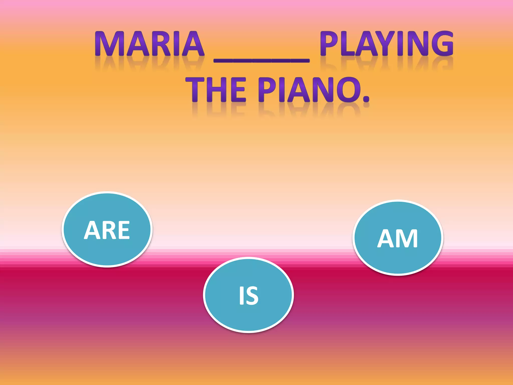 Verb to be game :) | PPTX