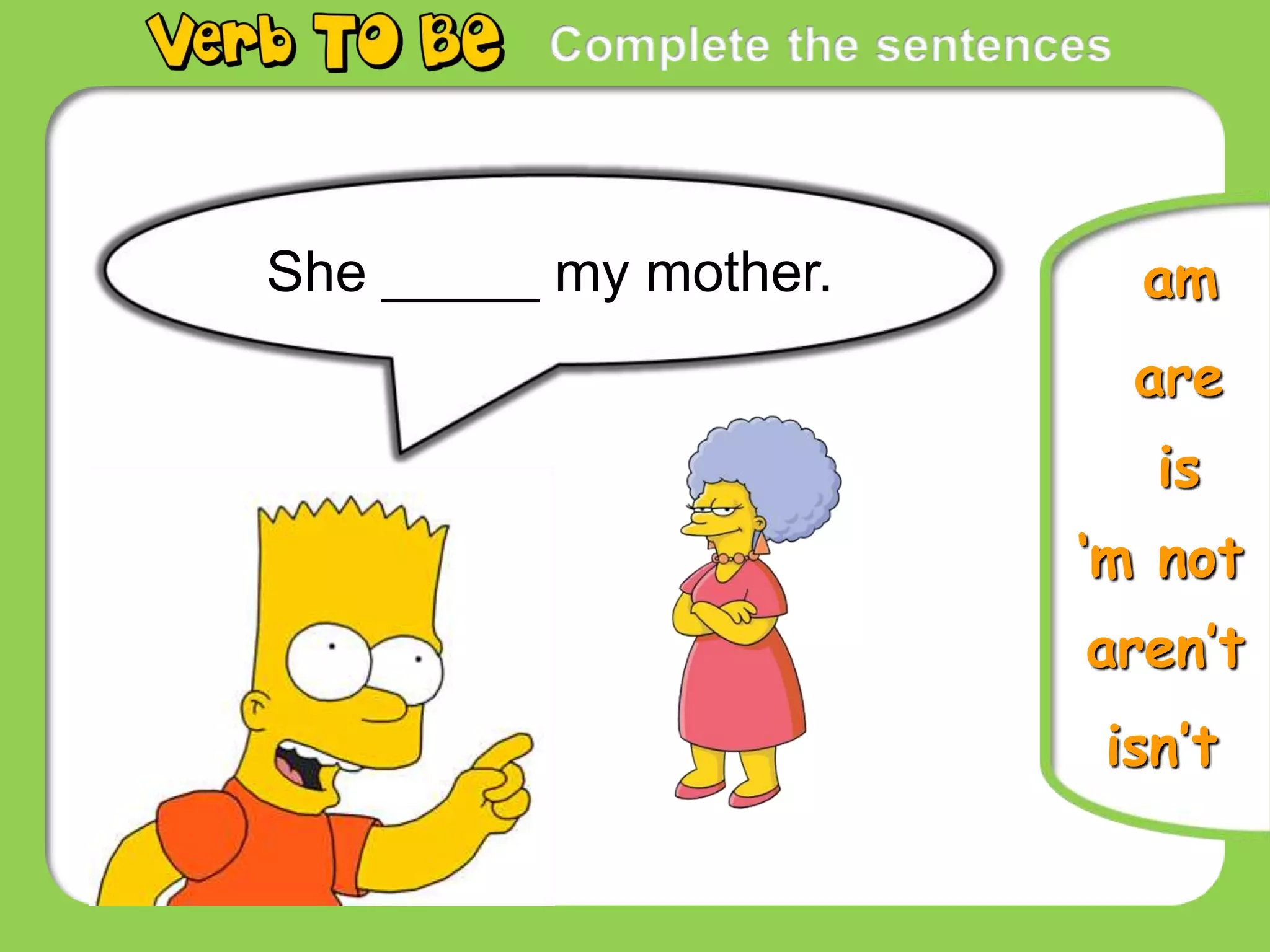 Verb to BE for kids | PPT