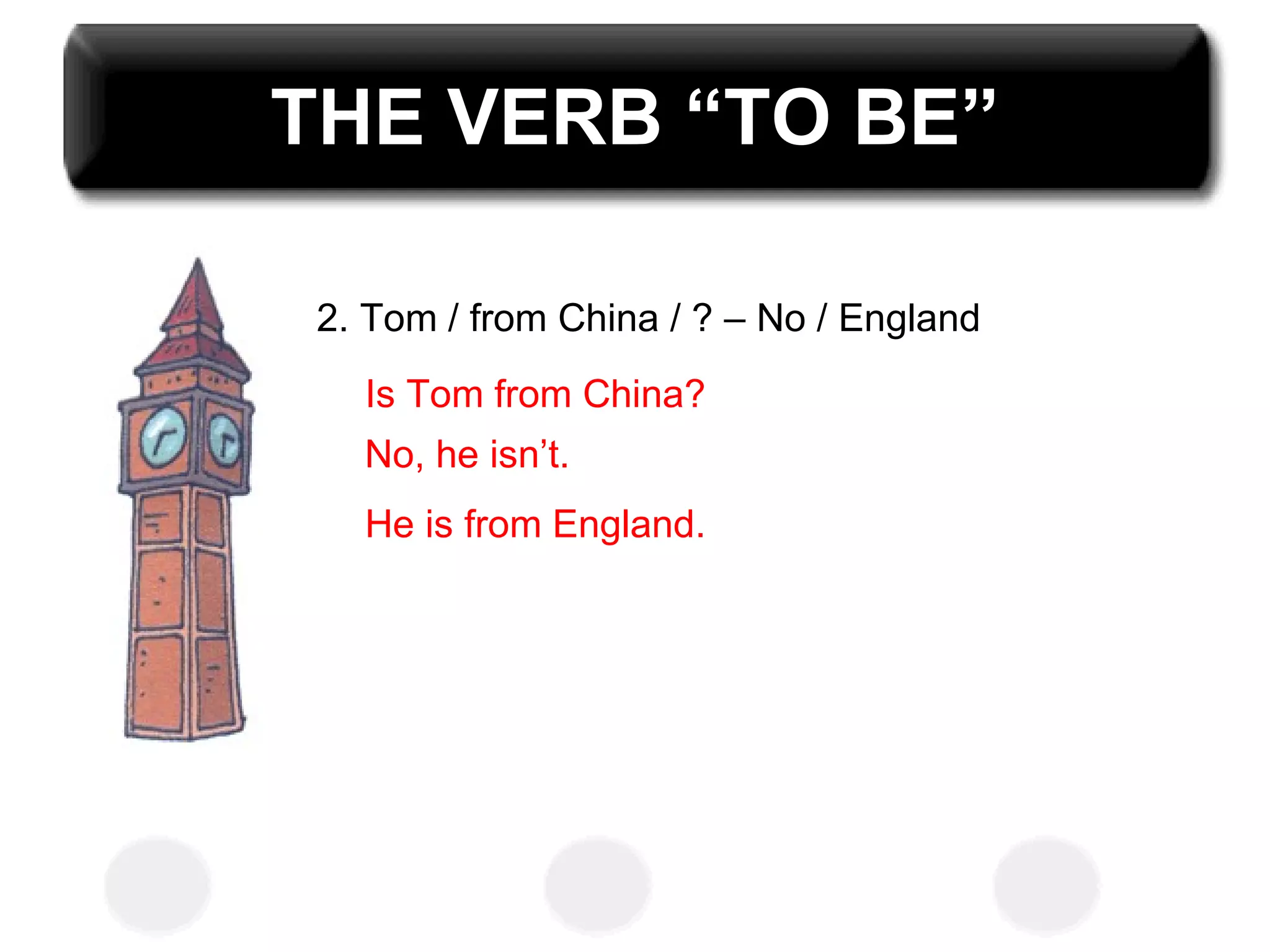 Verb to be ppt | PPT