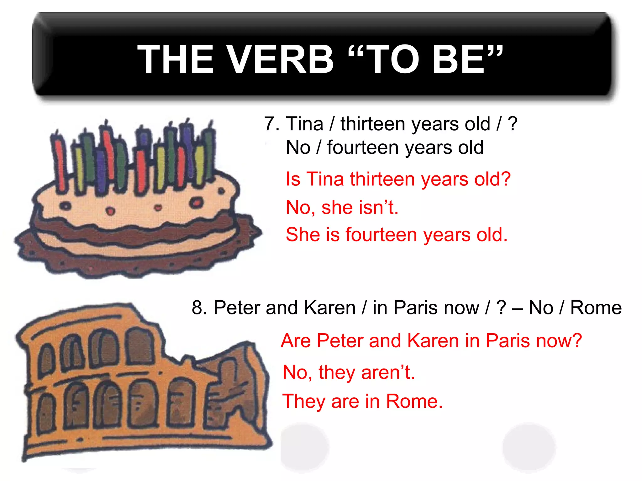 Verb to be ppt | PPT