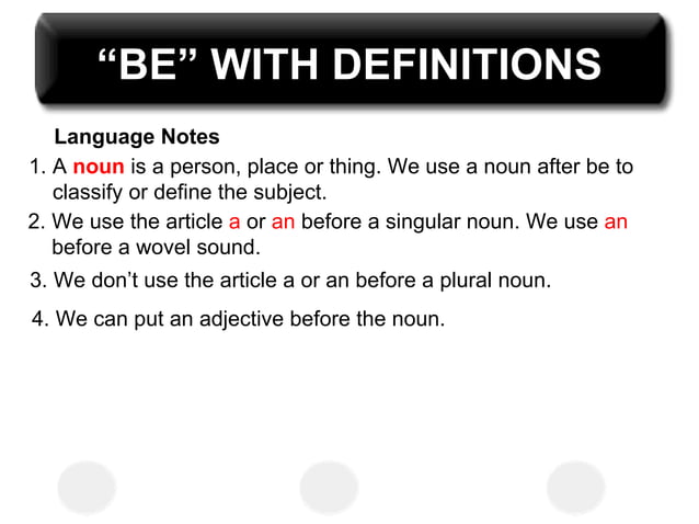 Verb to be ppt | PPT