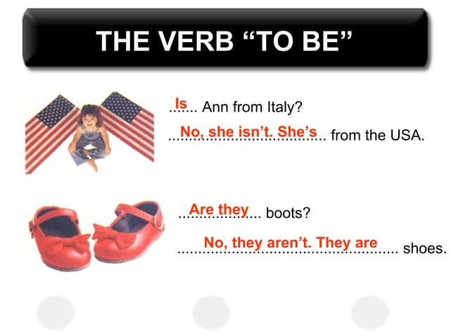 Verb to be ppt | PPT