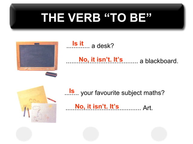 Verb to be ppt | PPT