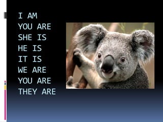 Verb to be present | PPTX