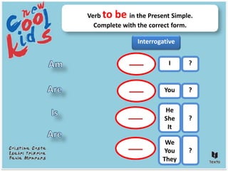 Verb to be(present simple) | PPTX