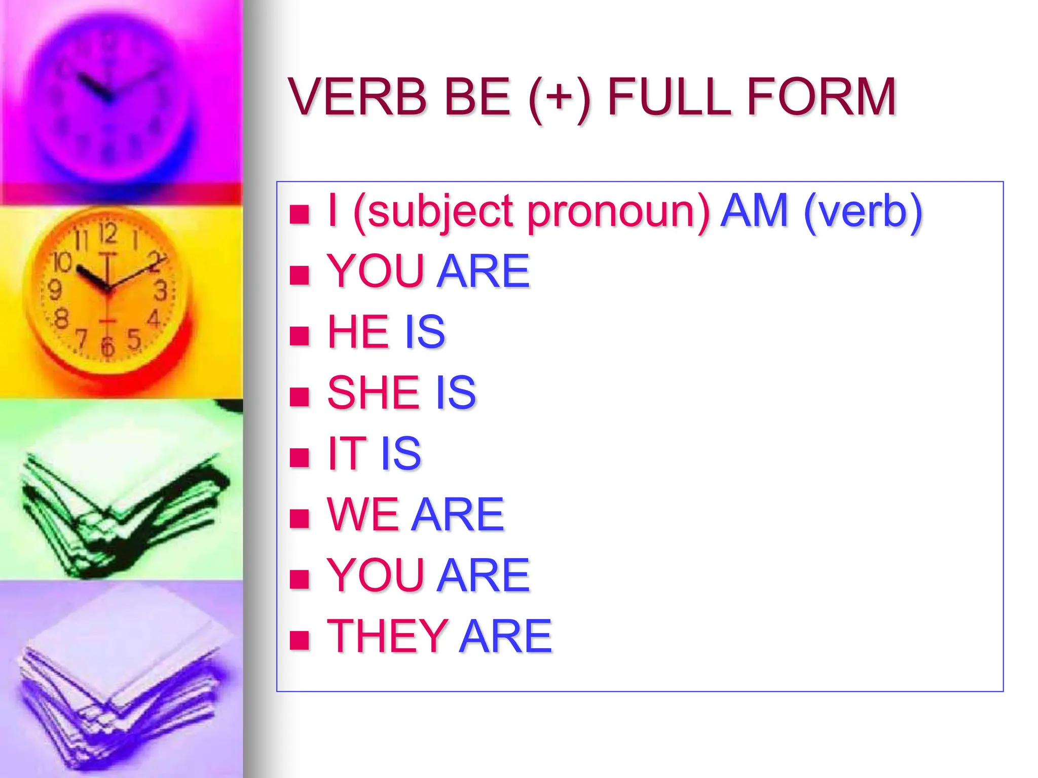 VERB TO BE SER O ESTAR ENGLISH CLASS..pptx