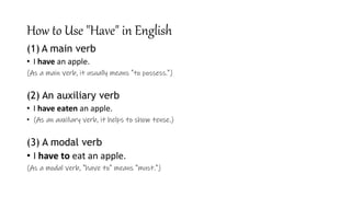 VERB TO HAVE.pptx