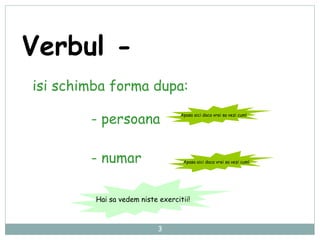 Verbul | PPT