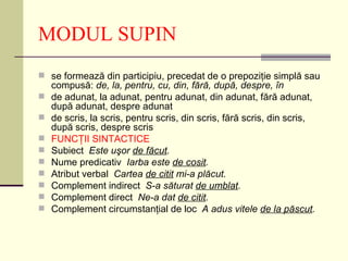 Verbul - noțiuni teoretice | PPT