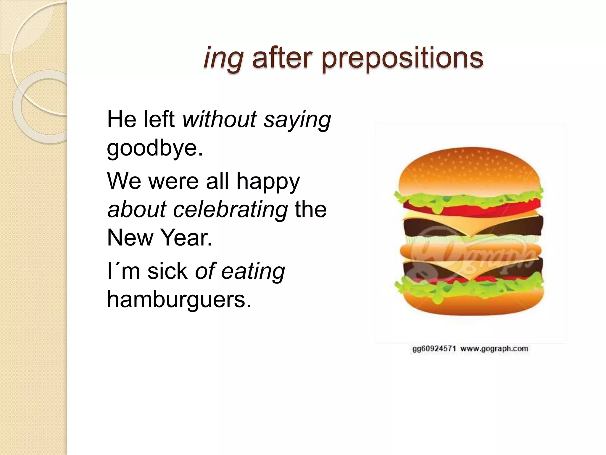 Verb + verb ing grammar rules | PPTX