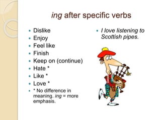 Verb + verb ing grammar rules | PPTX