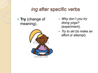 Verb + verb ing grammar rules | PPTX