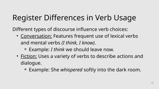 Verb Written and Spoken English Grammar PPTX | PPTX