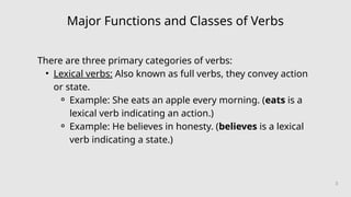 Verb Written and Spoken English Grammar PPTX | PPTX