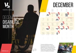 VERCIDA Group diversity calendar 2020 | PDF