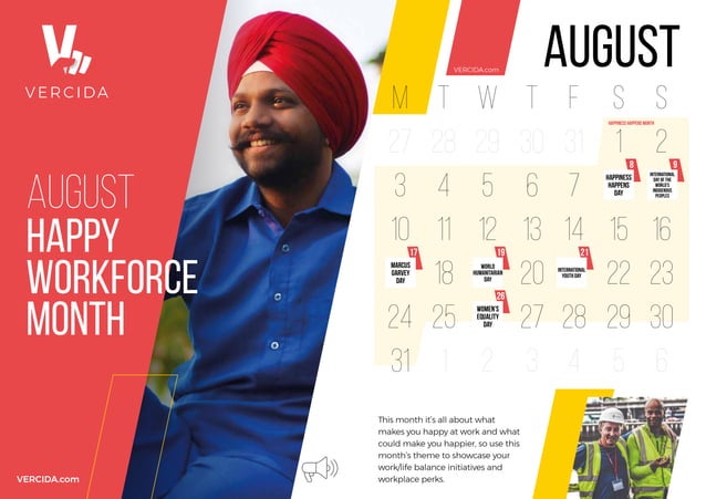 VERCIDA Group diversity calendar 2020 | PDF