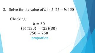 GRADE 9 Proportion PowerPoint Presentation | PPTX
