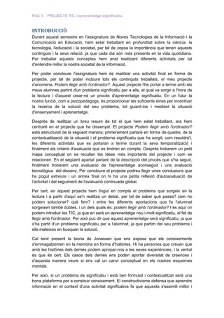 Projecte final TIC | PDF