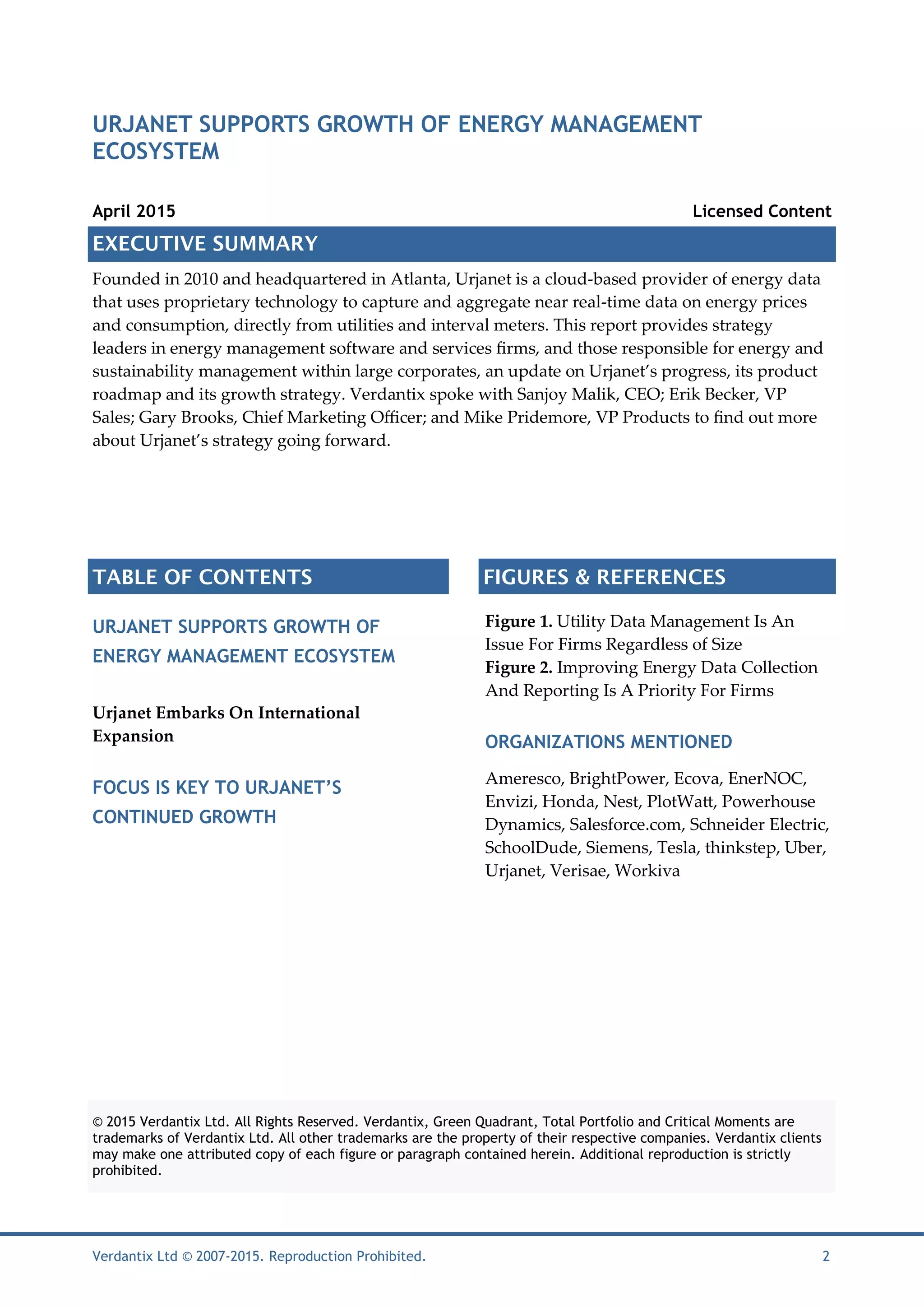 Verdantix Report: Urjanet Supports Growth of Energy Management ...
