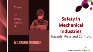 Safety in Mechanical Industries | PDF
