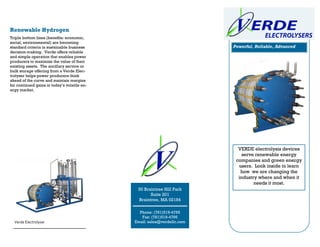 Verde brochure v | PDF