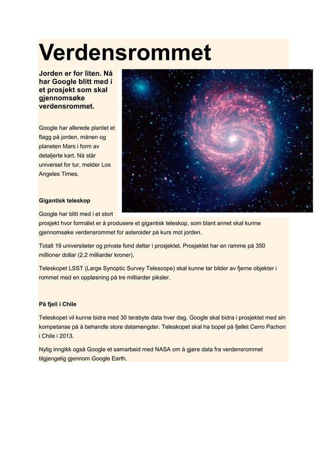 Verdensrommet | DOCX