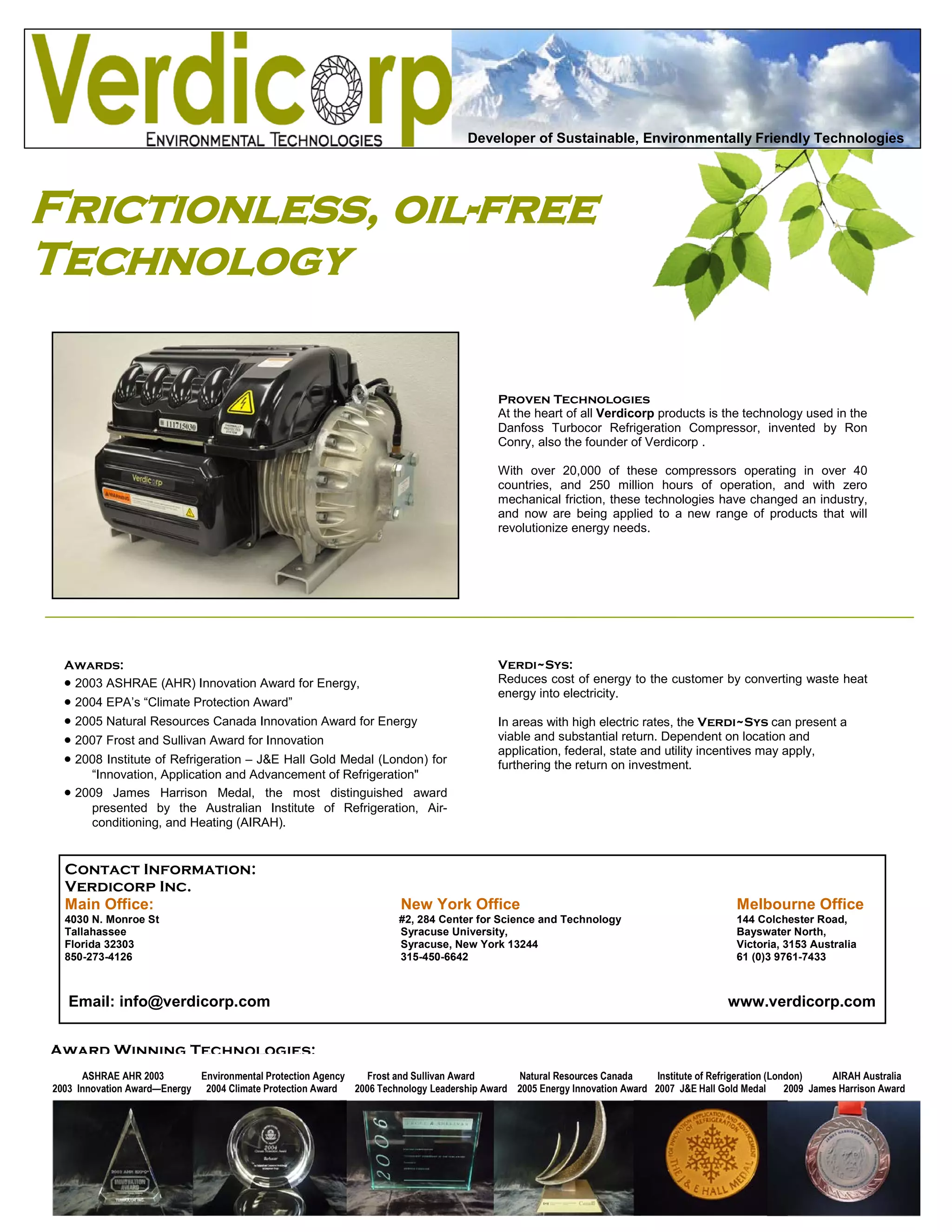 Verdicorp Brochure | PDF