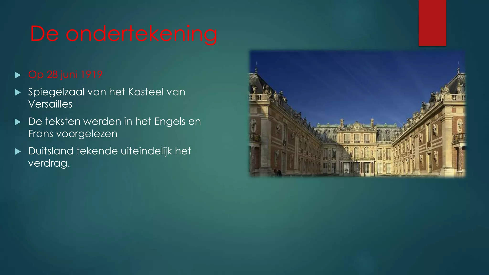 Verdrag van versaille | PPTX