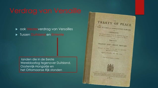 Verdrag van versaille | PPTX
