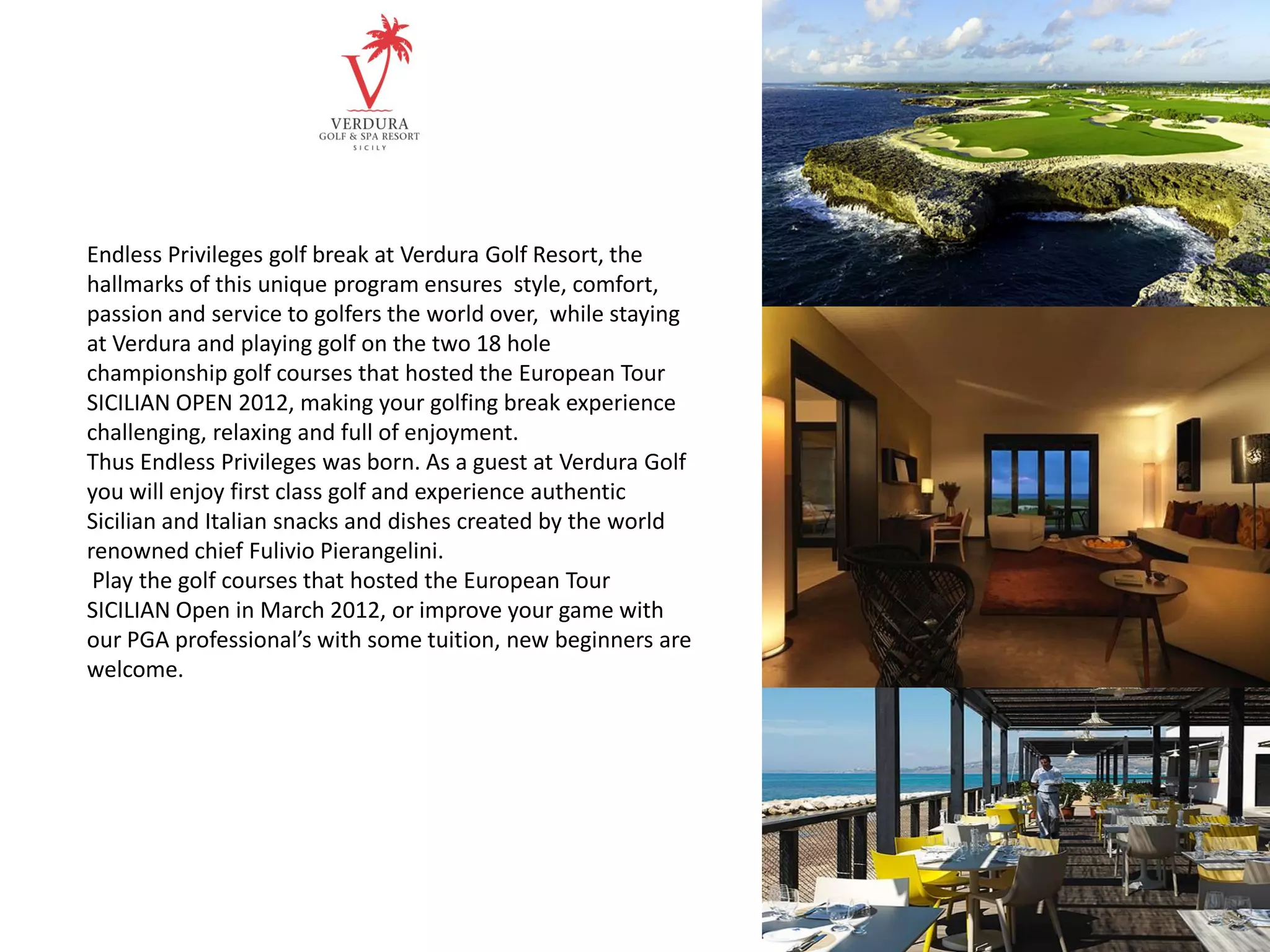Verdura Golf & S R | PDF