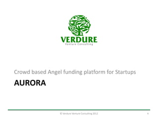 Verdure aurora groupfunding | PDF | Venture Capital | Business Banking & Finance