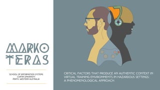 Producing an Authentic Context in Virtual Training Environments in ...