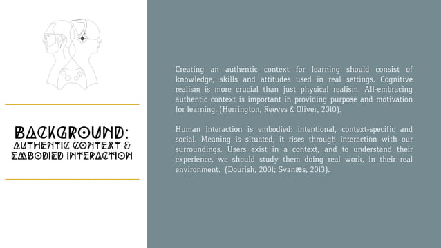 Producing an Authentic Context in Virtual Training Environments in ...