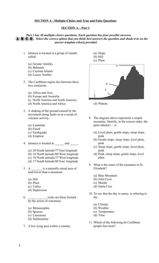 Vere tech grade 8 test 1 | DOC