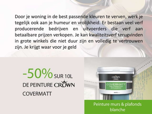 Verf je huis vrolijk | PPT