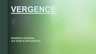 Vergence and its anomalies | PDF