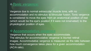 Vergence and its anomalies | PDF