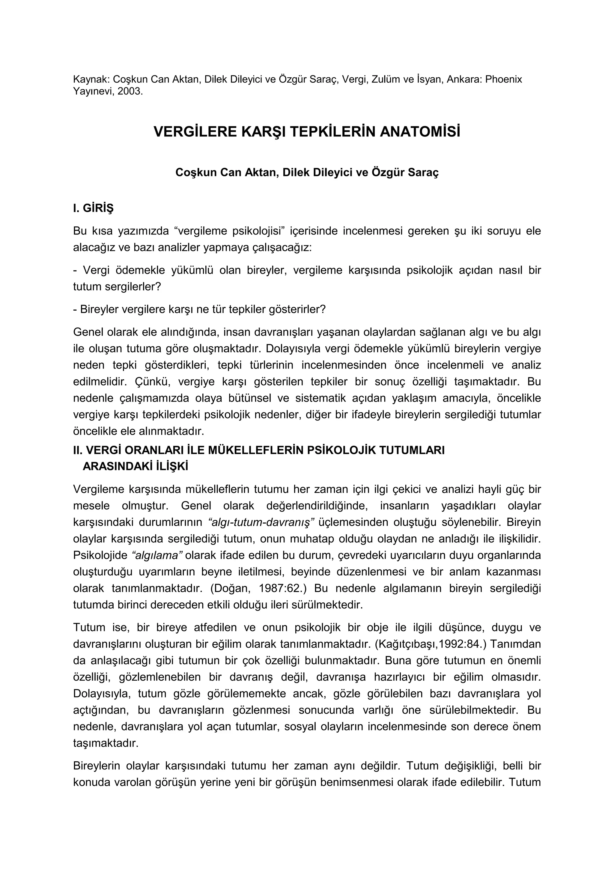 Vergi̇lere karşi-tepki̇leri̇n-anatomi̇si̇ | PDF