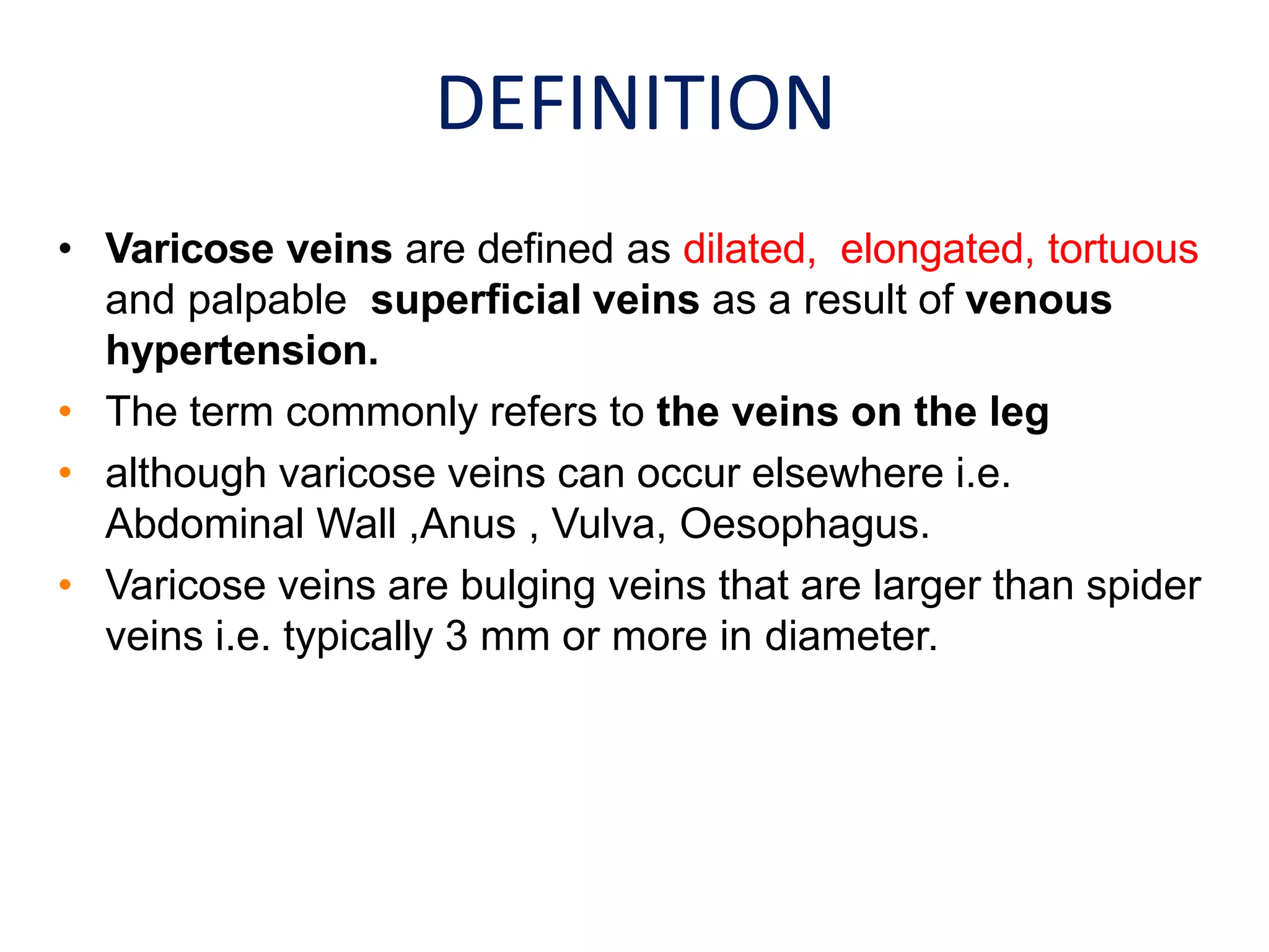 Duplex ultrasound of Vericose vein | PPTX