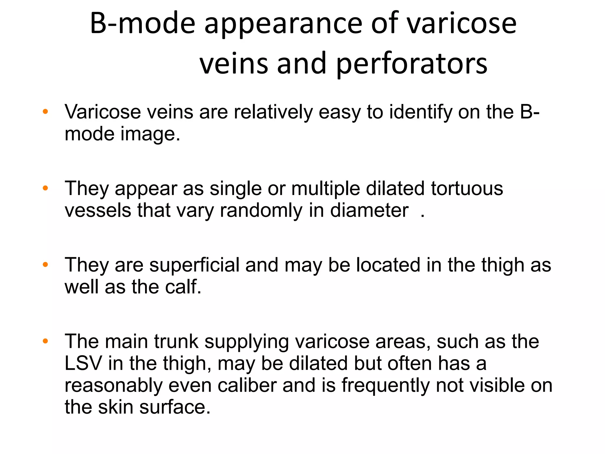 Duplex ultrasound of Vericose vein | PPTX
