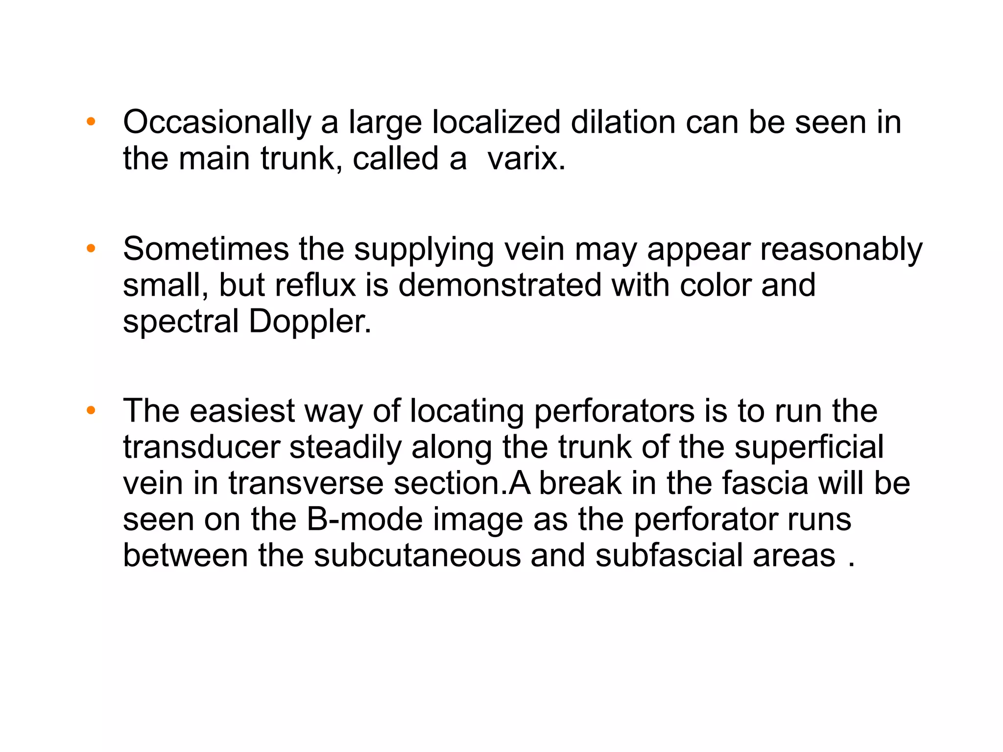 Duplex ultrasound of Vericose vein | PPTX